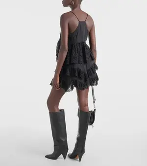 MARANT ETOILE Embroidered Peplum Top