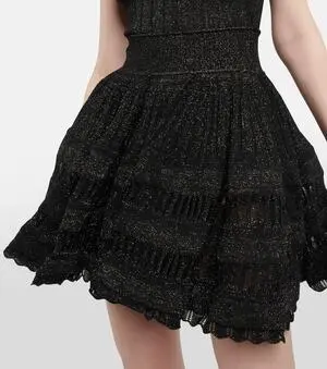 Alaïa Crinoline Wool-blend Mini Dress