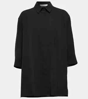 THE ROW Elada Wool-blend Shirt
