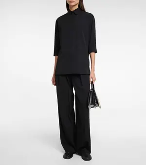 THE ROW Elada Wool-blend Shirt