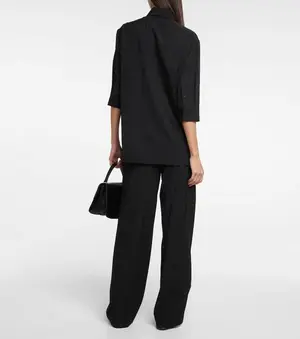 THE ROW Elada Wool-blend Shirt