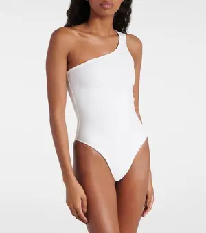 Isabel Marant Étoile Sage One-shoulder Cutout Swimsuit - White