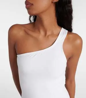 Isabel Marant Étoile Sage One-shoulder Cutout Swimsuit - White
