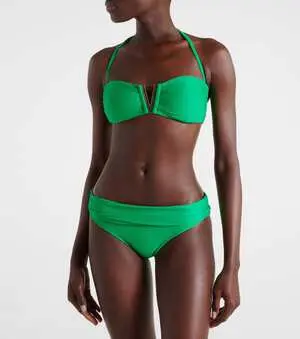 Heidi Klein Chamarel Bikini Bottom - Green