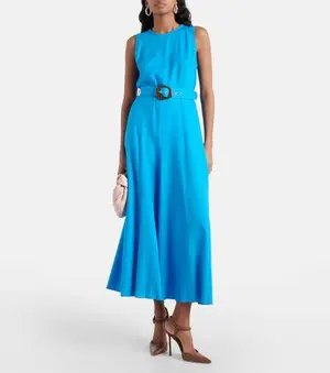 Diane Von Furstenberg Elliot Flared Midi Dress
