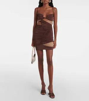 NENSI DOJAKA Draped Minidress