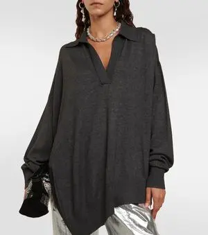 Isabel Marant Étoile Giliane Wool-blend Jersey Sweater