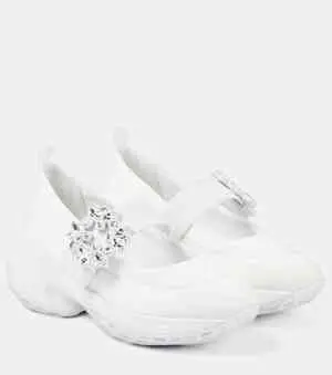ROGER VIVIER Viv Match Embellished Sneakers