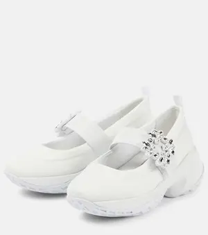 ROGER VIVIER Viv Match Embellished Sneakers