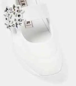 ROGER VIVIER Viv Match Embellished Sneakers
