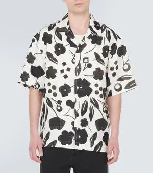 Jacquemus Jean Printed Linen Shirt