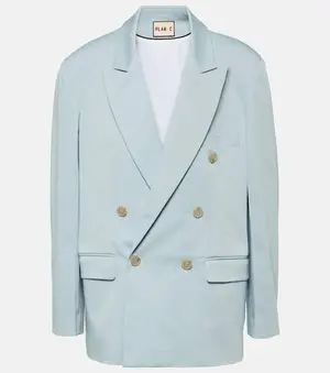 Plan C Oversized Cotton-blend Blazer
