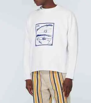 BODE Ironworks Cotton Jersey Sweatshirt