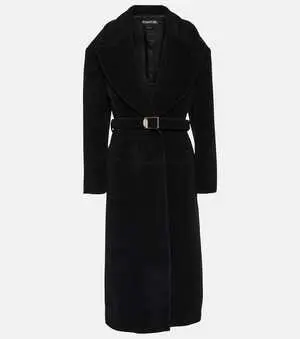 TOM FORD Alpaca And Wool Belted Overcoat
