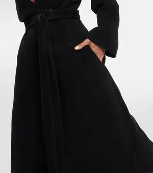 TOM FORD Alpaca And Wool Belted Overcoat