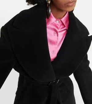 TOM FORD Alpaca And Wool Belted Overcoat