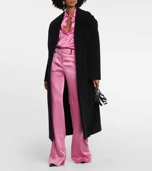TOM FORD Alpaca And Wool Belted Overcoat