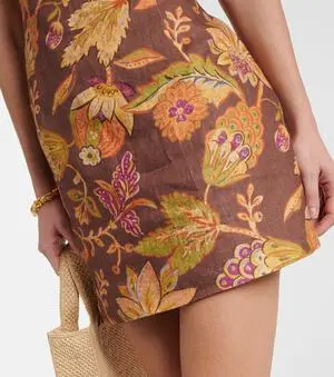 SIR. Floral Linen Minidress