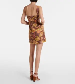 SIR. Floral Linen Minidress