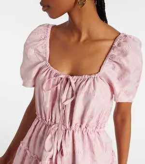 GANNI Jacquard Midi Dress