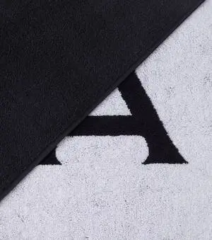 Alaïa Logo Jacquard Cotton Beach Towel