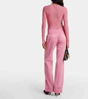 Blumarine Low-rise Straight Cargo Jeans