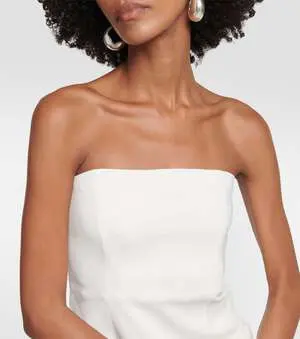 Co Strapless Crepe Top