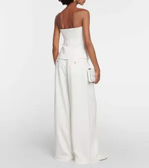 Co Strapless Crepe Top