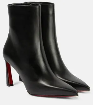 CHRISTIAN LOUBOUTIN Condora 85 Leather Ankle Boots