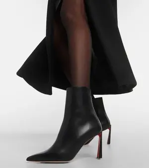 CHRISTIAN LOUBOUTIN Condora 85 Leather Ankle Boots