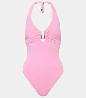 Melissa Odabash Tampa Halterneck Swimsuit - Pink