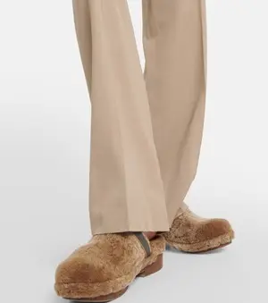 Brunello Cucinelli High-rise Straight Pants