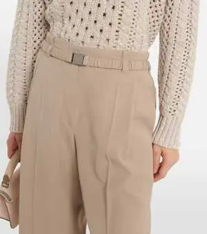 Brunello Cucinelli High-rise Straight Pants