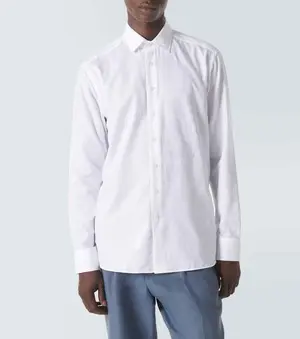 Etro Paisley Jacquard Cotton Shirt