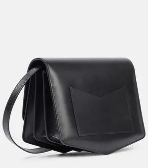 Alaïa Le Papa Large Leather Crossbody Bag - Black