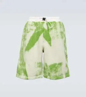 Y3 Printed Wool-blend Shorts