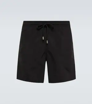Vilebrequin Moorea Technical Fabric Swim Shorts - Black