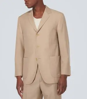 Auralee Wool And Mohair Blazer