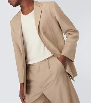 Auralee Wool And Mohair Blazer