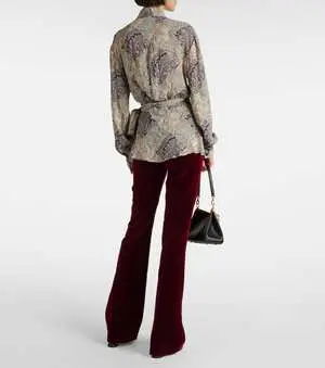 Etro Printed Wrap Top