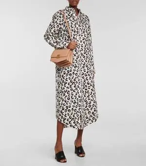 Alaïa Le Papa Large Leather Crossbody Bag - Pink