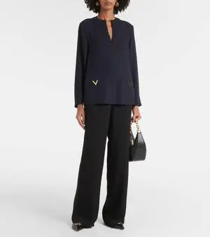 Valentino Garavani Vgold Cady Couture Top