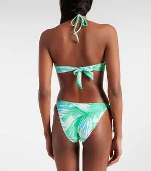 Melissa Odabash Canary Floral Bikini Top - Blue