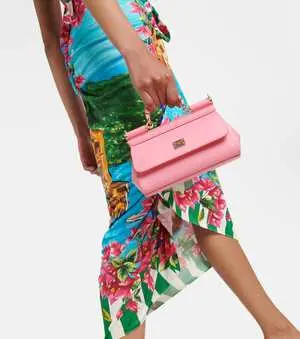 Dolce & Gabbana Portofino Silk Midi Skirt