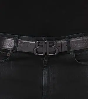 Balenciaga Monaco Bb Leather Belt