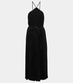 Proenza Schouler White Label Celeste Pleated Dress - Black