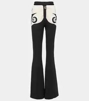 AREA Butterfly Crystal-embellished Pants
