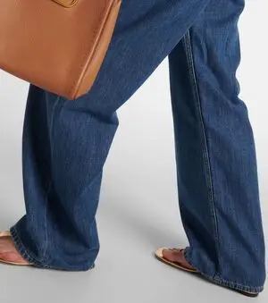 Valentino Garavani High-rise Wide-leg Jeans