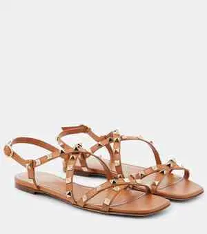 Valentino Garavani Rockstud Leather Sandals