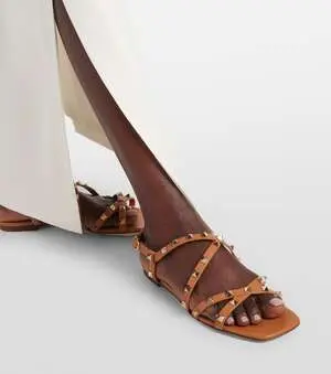 Valentino Garavani Rockstud Leather Sandals